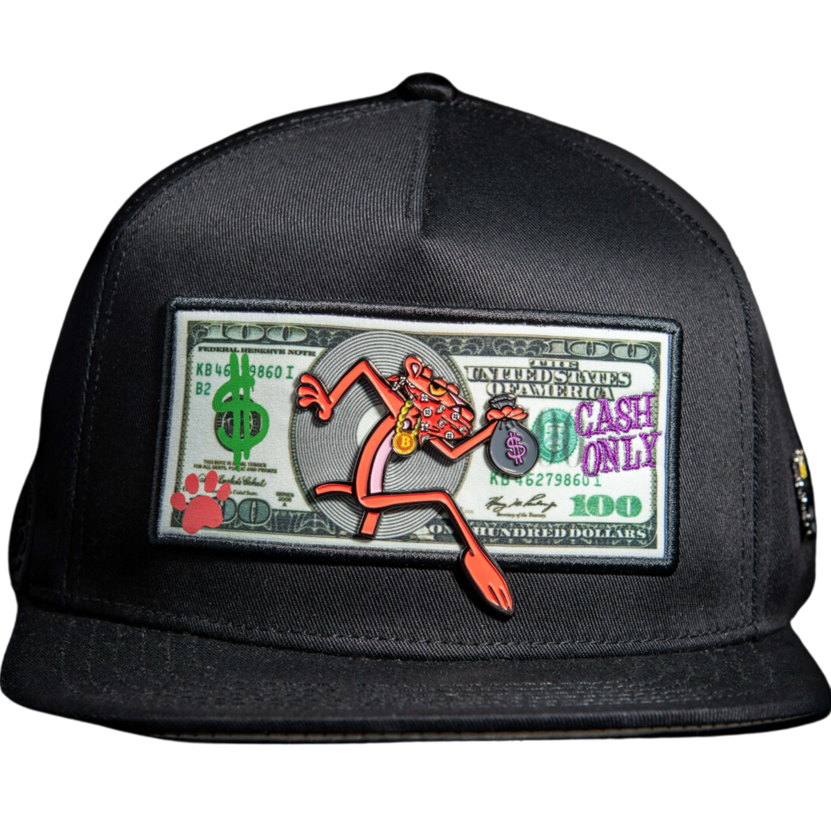 GORRA CASH ONLY PANTERA ROSA DOLLAR – MONKEY HATS