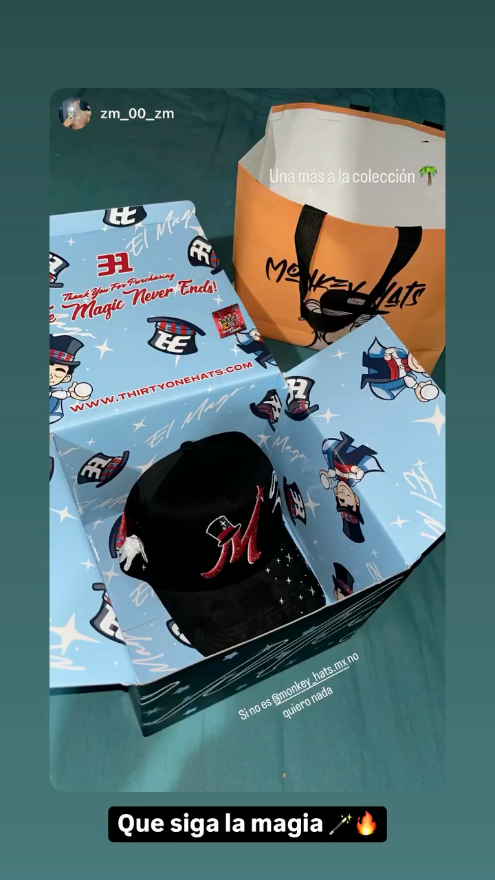 GORRA JJ HATS YSRAEL BARAJAS – MONKEY HATS