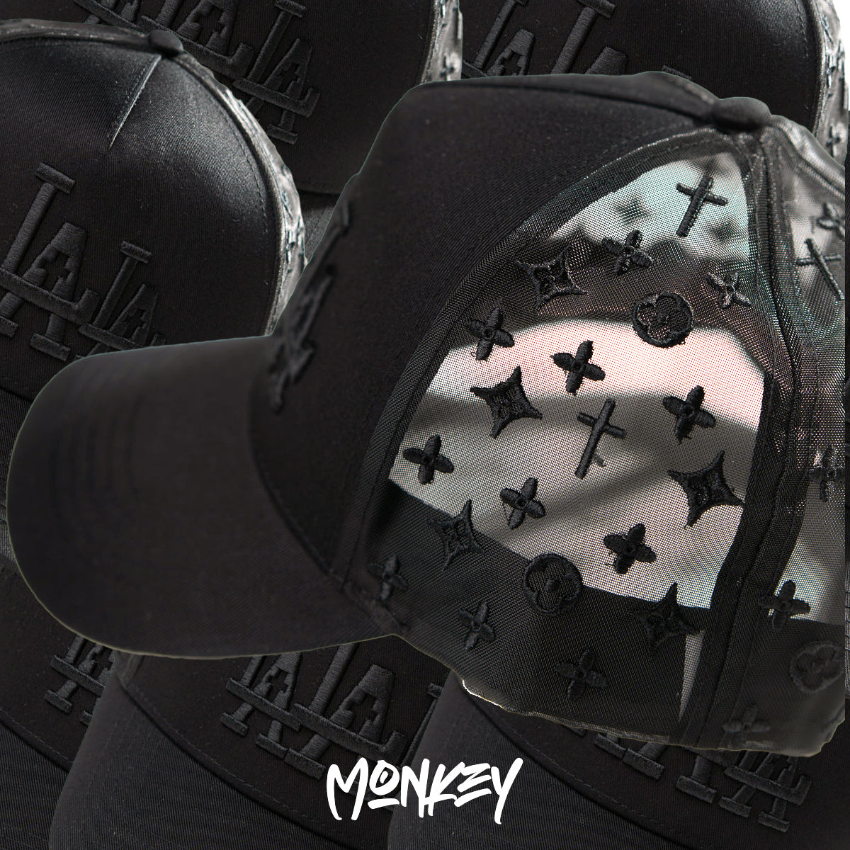 LA LA LA BLACK – MONKEY HATS